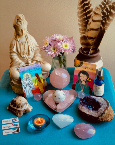 Widow’s Moon Grief Altar – Cara Hope Clark